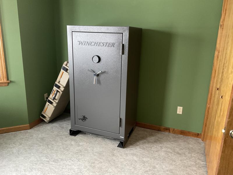 Winchester Safes 48 Long Gun 17.1 cu. ft. Electronic Lock Gun Safe, 45 ...