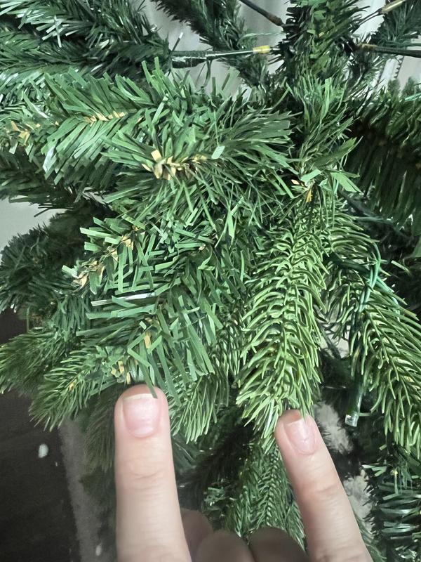 Nearly Natural 6 ft. New Haven Spruce Natural Look Artificial Christmas ...