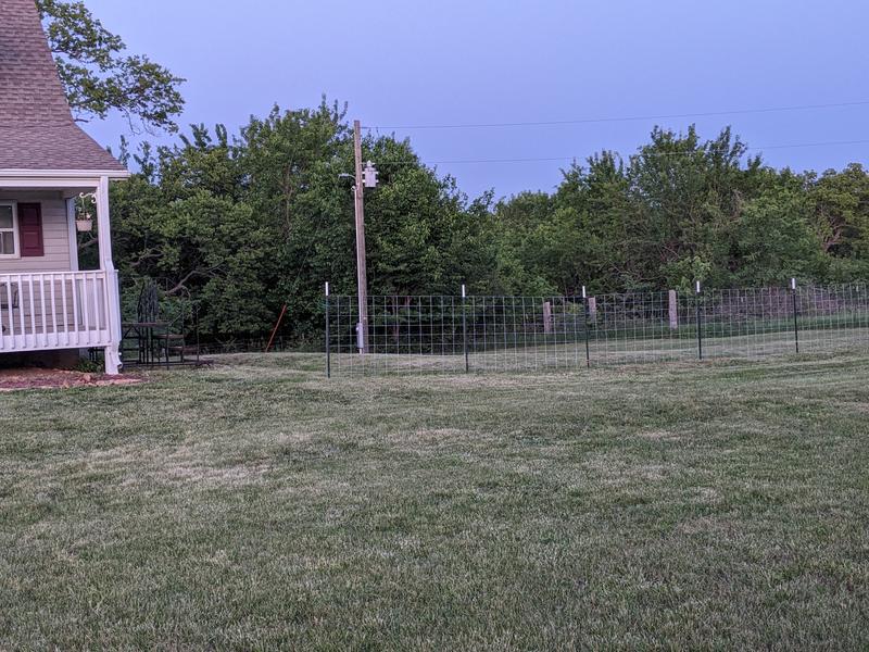 6 ft. Studded T-Post, 1.25 lb. per ft. with Anchor Plate at Tractor ...