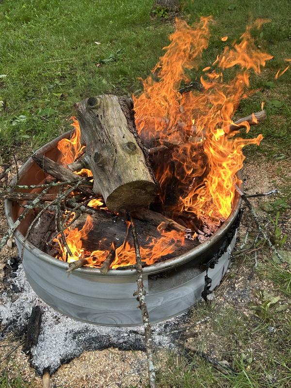 CountyLine 3 ft. Fire Ring/Round Raised Bed Planter at Tractor Supply Co