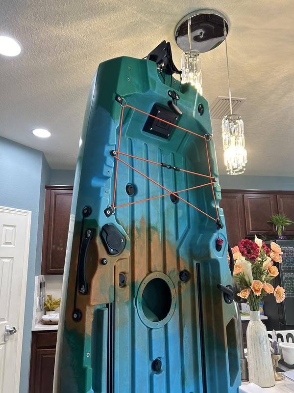 Reel Yaks 9 ft. 4 in. Modular Pedal Fin Drive Sit-on-Top Fishing Kayak ...