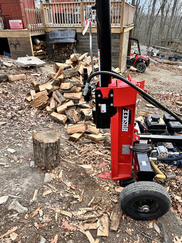 Huskee 20-Ton Gas-Powered Horizontal/Vertical Log Splitter, 209cc ...