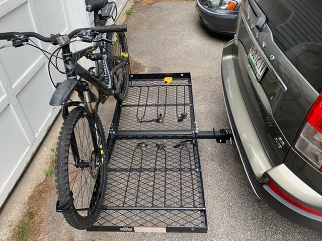 Tow Tuff 500 lb. Cargo Carrier with Bike Rack at Tractor Supply Co