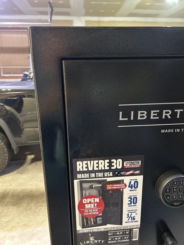 Liberty Safe 30 Long Gun + 4 Handgun 14.3 cu. ft. Electronic Lock Gun ...