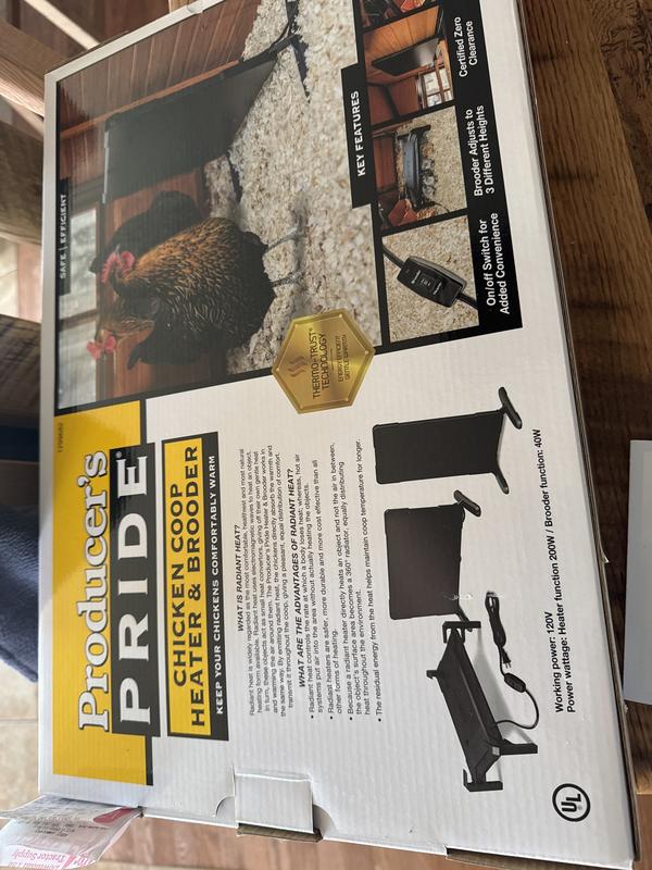 Producer's Pride Chicken Coop Brooder and Heater for 10 Birds at ...