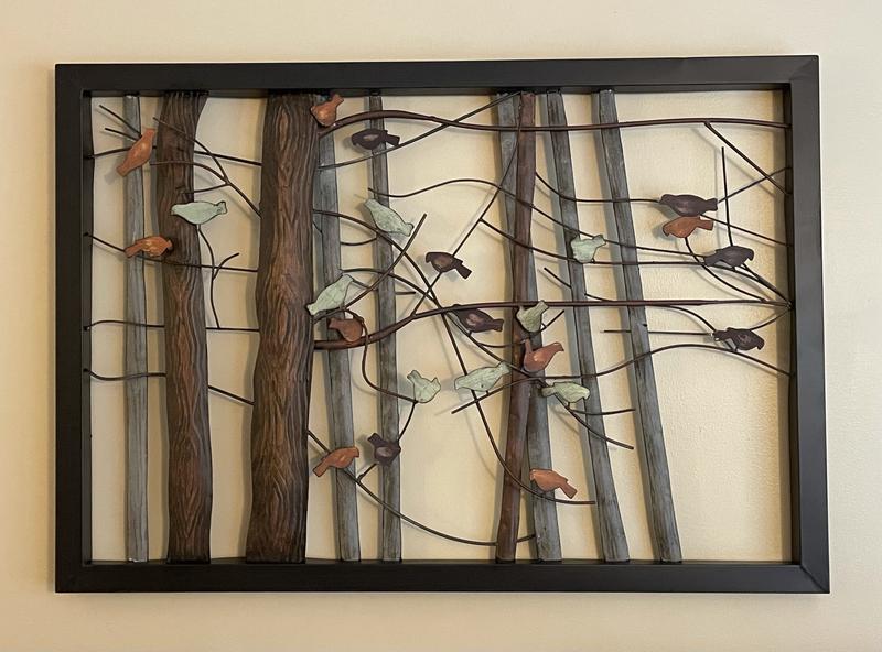 Harper & Willow Natural Trees and Birds 3-D Wall Decor, 39 in. x 27 in ...