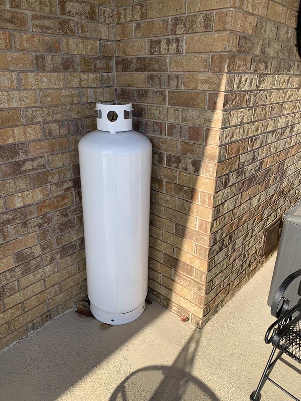 Worthington 100 lb. Steel DOT Vertical LP Cylinder Propane Tank ...