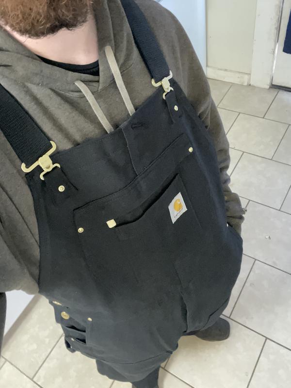 Carhartt Men's Loose Fit Firm Duck Insulated Bib Overall at Tractor ...