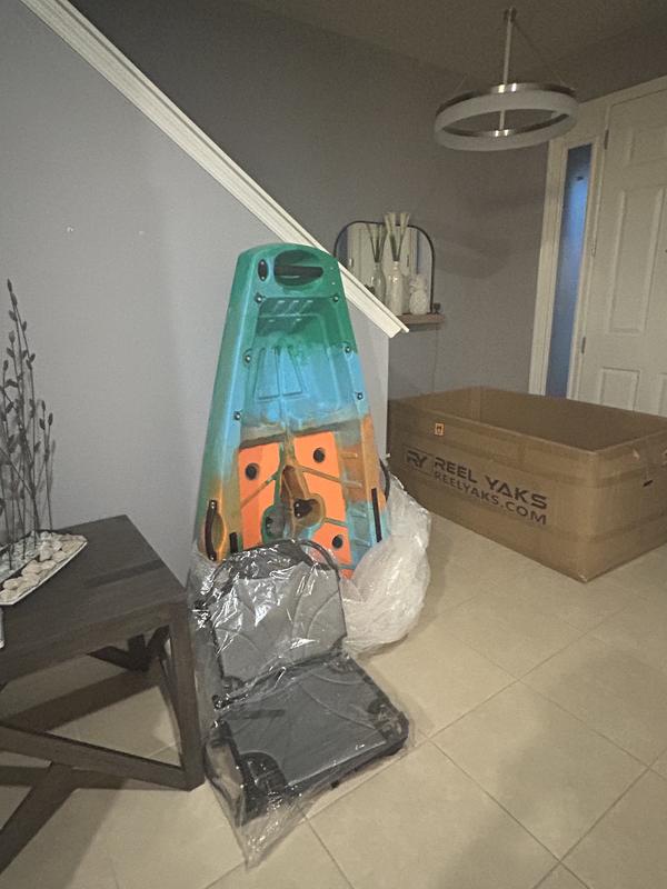 Reel Yaks 9 ft. 4 in. Modular Pedal Fin Drive Sit-on-Top Fishing Kayak ...