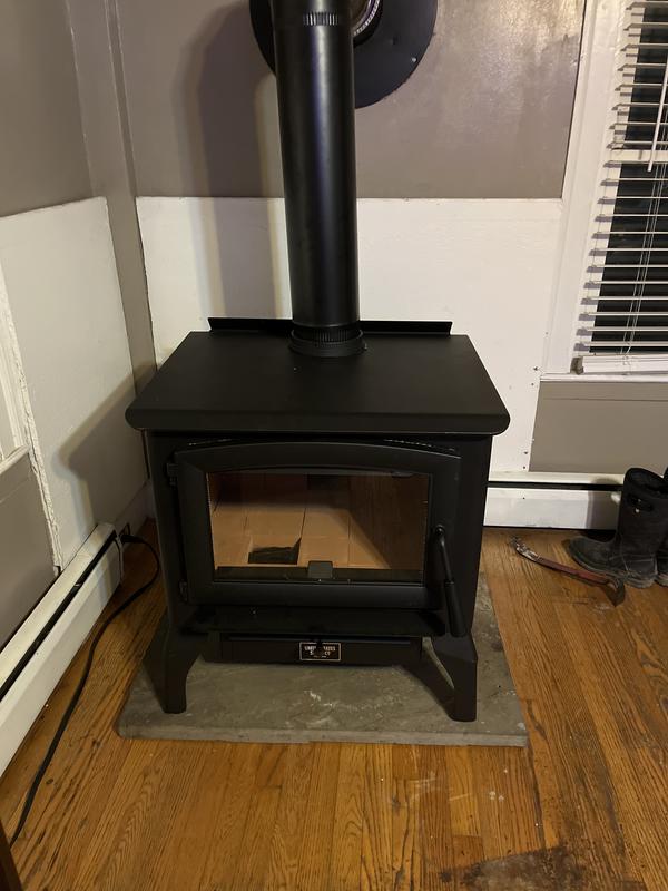 US Stove 2500 sq. ft. Magnolia Wood Stove with Cast-Iron Legs, US2500E ...