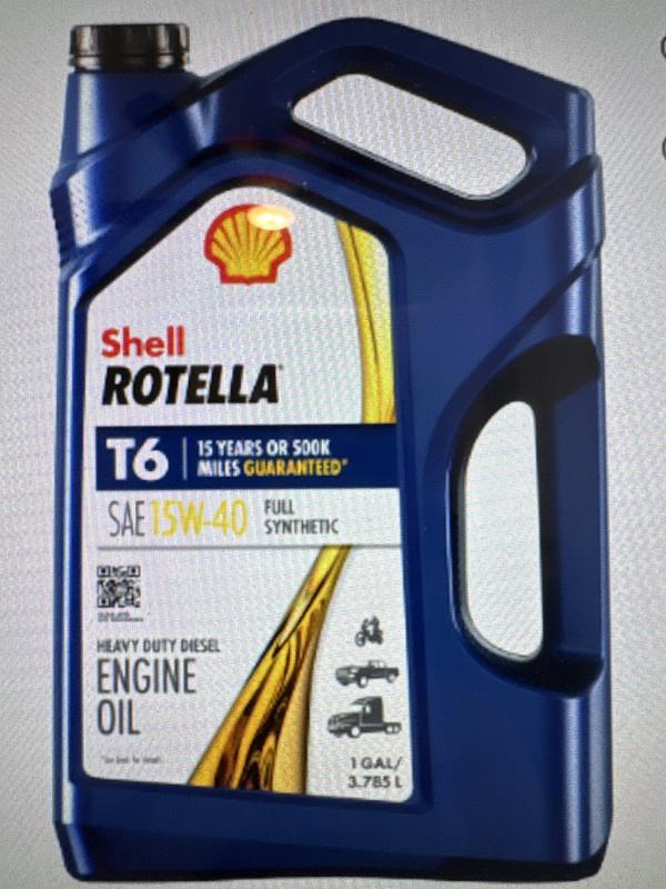 Shell Rotella 2.5 gal. 15W-40 T6 Full Synthetic Motor Oil at Tractor ...