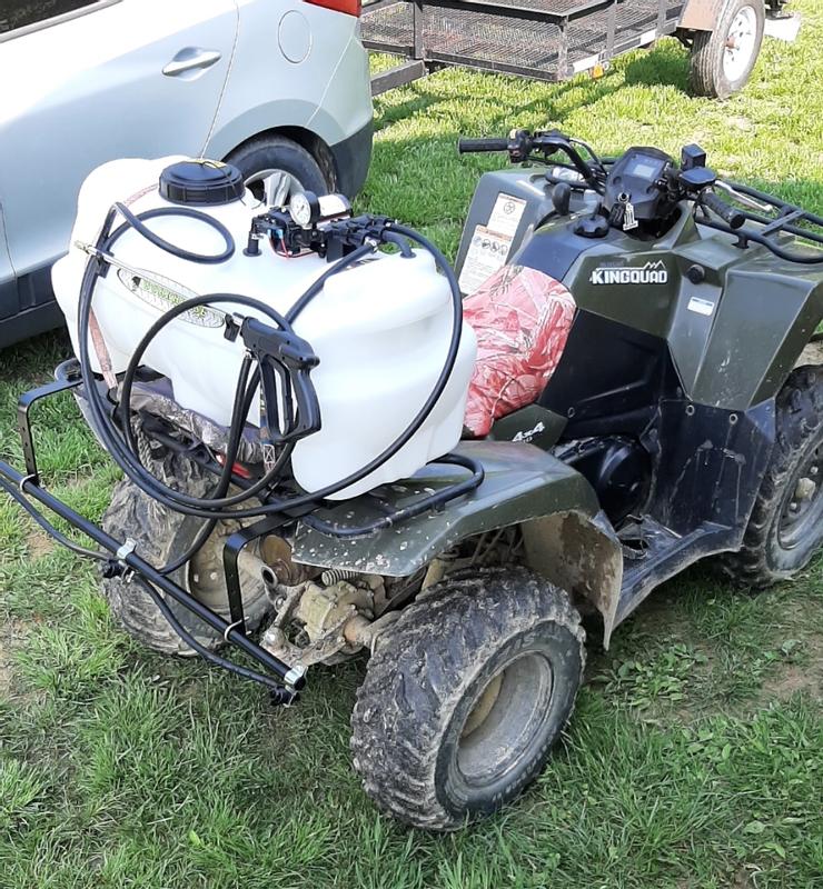WorkHorse Sprayers 25 gal. 3-Nozzle ATV Sprayer with Boom at Tractor ...