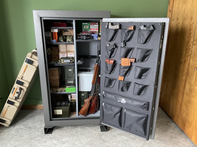 Winchester Safes 48 Long Gun 17.1 cu. ft. Electronic Lock Gun Safe, 45 Min. Fire Rating, Slate ...