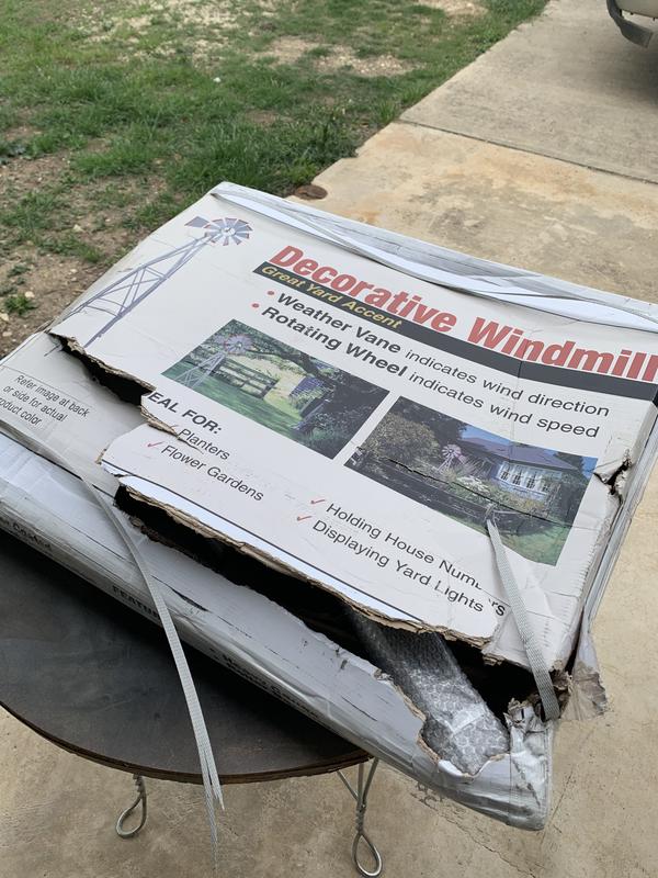 SMV Industries 8 ft. Windmill, Silver and Red at Tractor Supply Co