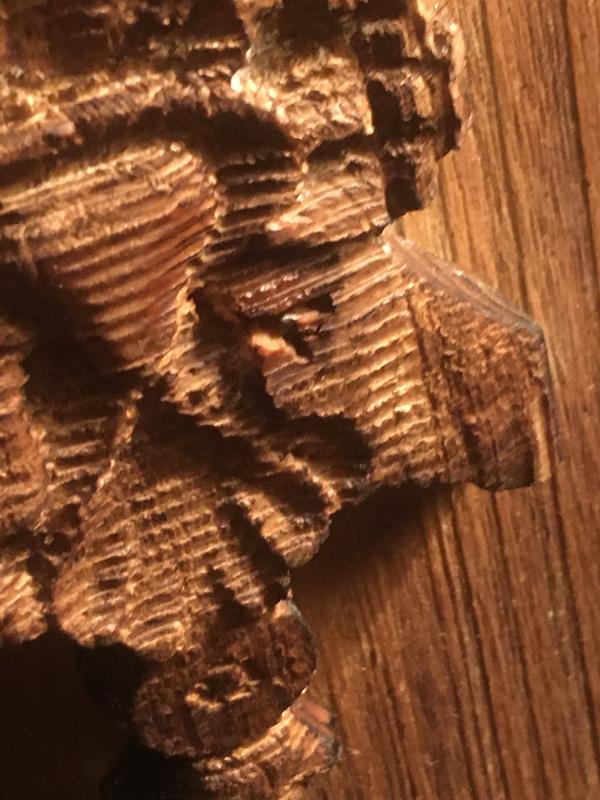 Harper & Willow Large Hand-Carved Natural Wood Wall Decor Panel Set ...