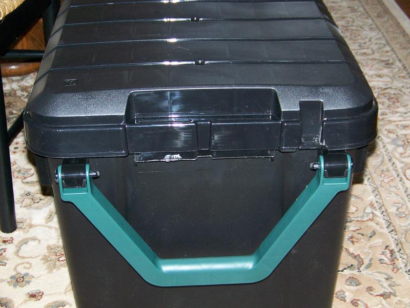 Remington WEATHERTIGHT 169 qt. Heavy-Duty Rolling Storage Tote, Black ...