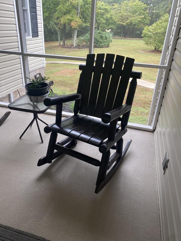 Red Shed Log Patio Rocker, Dark Walnut at Tractor Supply Co