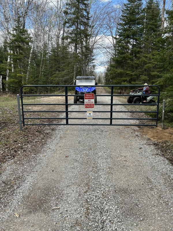 CountyLine 14 ft. x 50 in. 6-Bar Utility Tube Gate, 1-3/4 in. Tube ...