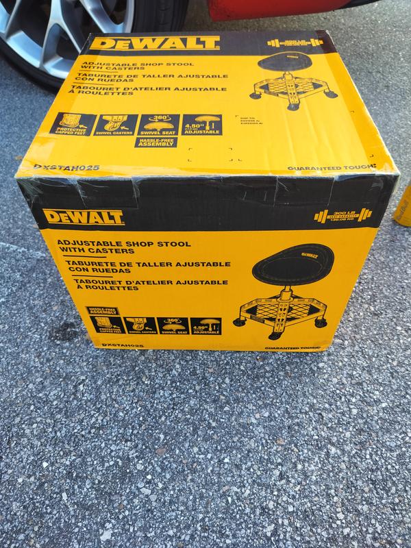 DEWALT Adjustable Creeper Shop Stool with Casters, 26.75 in. at Tractor ...