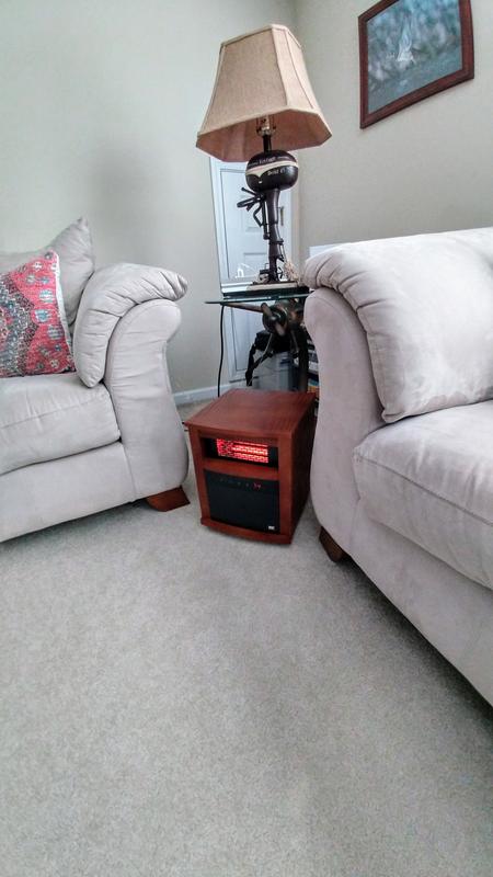 RedStone Electric Portable Infrared Cabinet Heater, 1,000 sq. ft ...