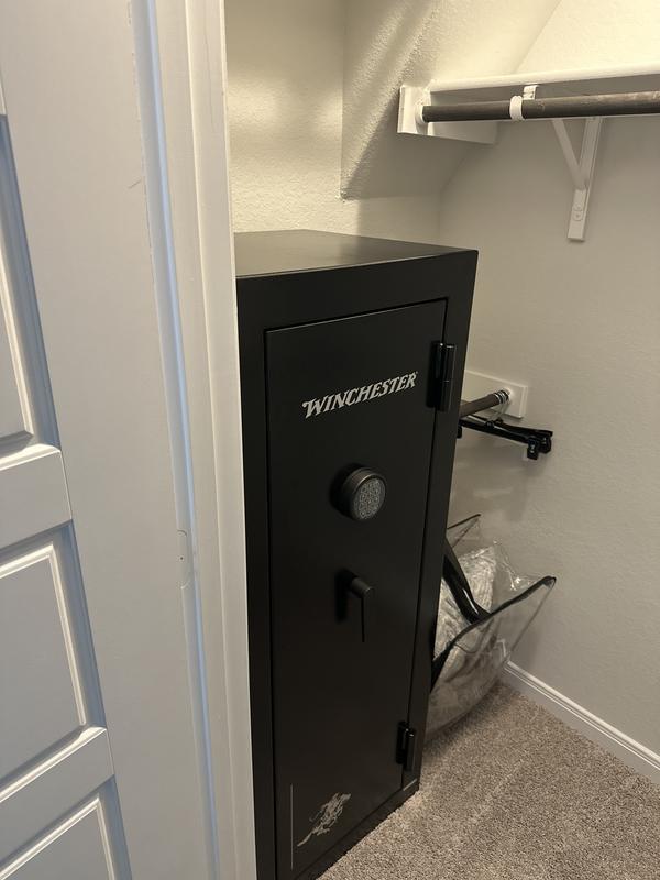 Winchester Safes 20 Long Gun 10.48 cu. ft. Electronic Lock Gun Safe, 30 ...