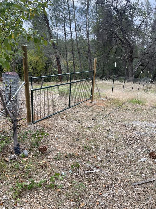 CountyLine 12 ft. Wire Gate, 2 in. x 4 in. Mesh, Green at Tractor Supply Co