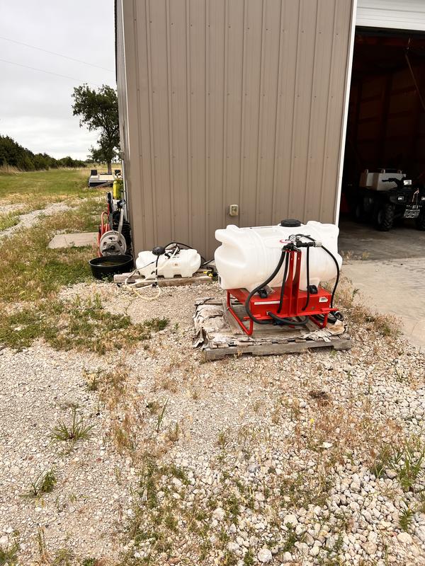 Fimco 60 gal. 3-Point Hitch-Mounted Sprayer with 3-Nozzle Broadcast ...