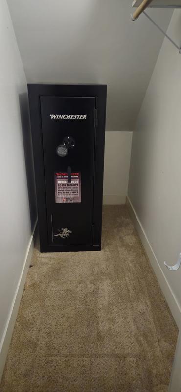 Winchester Safes 20 Long Gun 10.48 cu. ft. Electronic Lock Gun Safe ...
