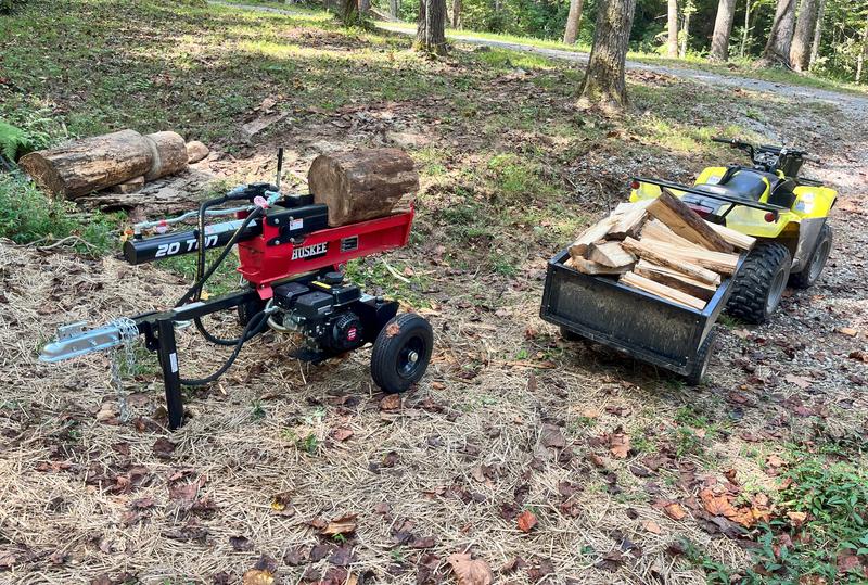 Huskee 20-Ton Gas-Powered Horizontal/Vertical Log Splitter, 209cc ...