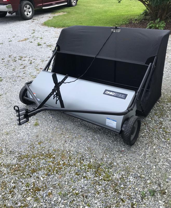 Ohio Steel Tow-Behind 50 in. 26 cu. ft. Lawn Sweeper, 50SWP26 at ...