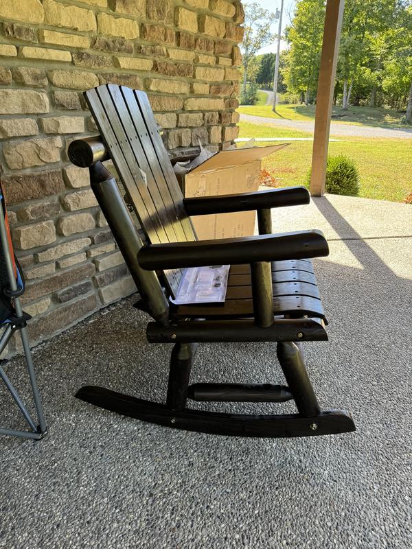 Red Shed 27 in. Stained Log Rocker at Tractor Supply Co