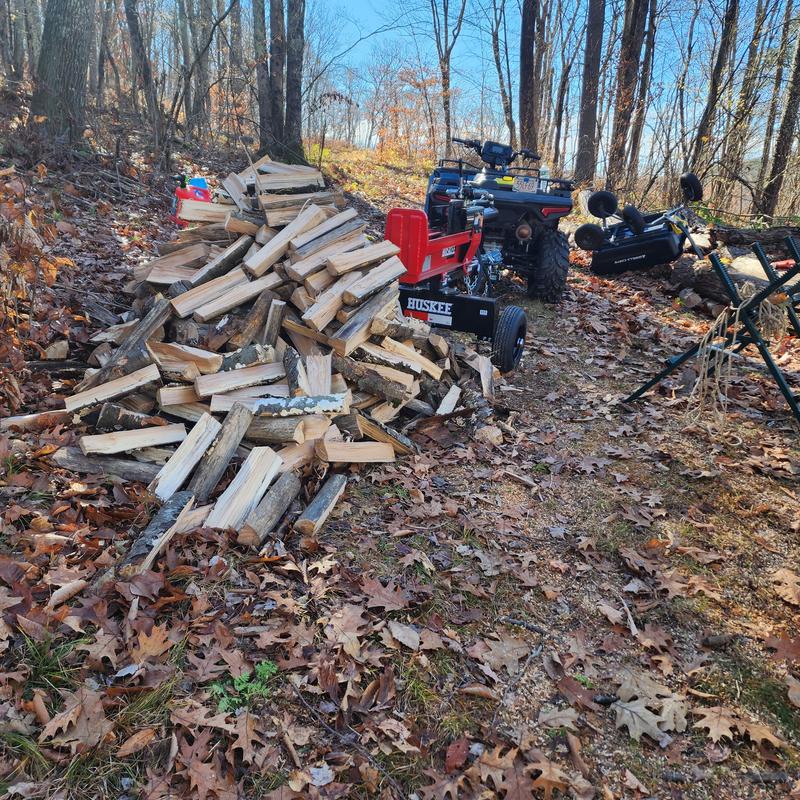 Huskee 20-Ton Gas-Powered Horizontal/Vertical Log Splitter, 209cc ...