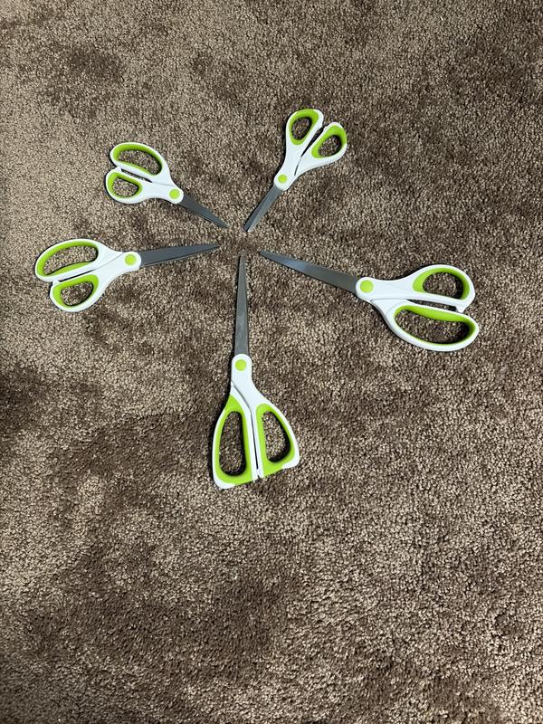 Barn Star 5 pc. Scissors Set, White/Green at Tractor Supply Co