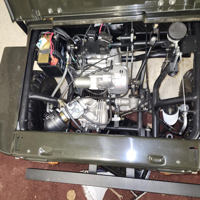 Massimo Mini 125 9 HP 4-Stroke Single Cylinder 125cc Engine Go Kart at ...