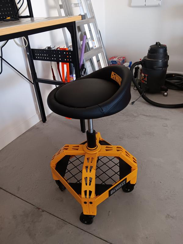 DEWALT Adjustable Creeper Shop Stool with Casters, 26.75 in. at Tractor ...