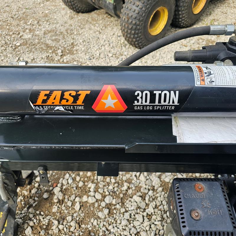 CountyLine 30-Ton Gas-Powered Horizontal/Vertical Log Splitter, Kohler ...