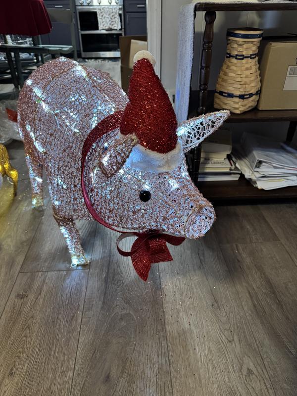Gemmy Lighted Shimmer Pig at Tractor Supply Co
