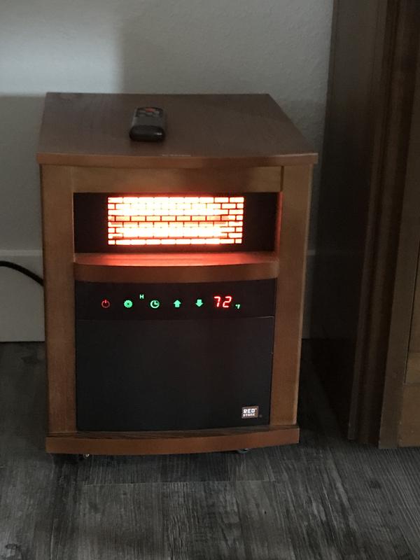 RedStone Electric Portable Infrared Cabinet Heater, 1,000 sq. ft ...