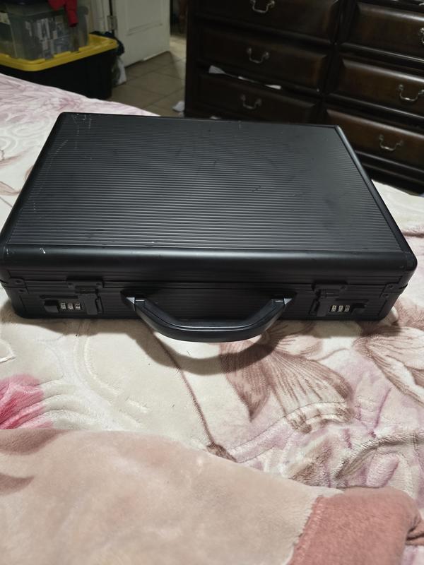 RoadPro Briefcase with Lock Combination Anti-Theft Attache Black ...