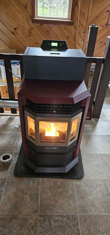 ComfortBilt 2800 sq. ft. HP22 Pellet Stove, 55 lb. Hopper Size ...