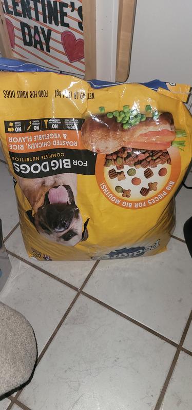 Pedigree Big Dog Adult Roasted Chicken, Rice and Vegetable Recipe Dry ...