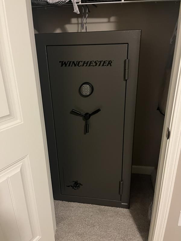 Winchester Safes 26 Long Gun 12 cu. ft. Electronic Lock Gun Safe, 45 ...