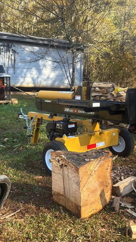CountyLine 28-Ton Gas-Powered Horizontal/Vertical Log Splitter, Kohler ...