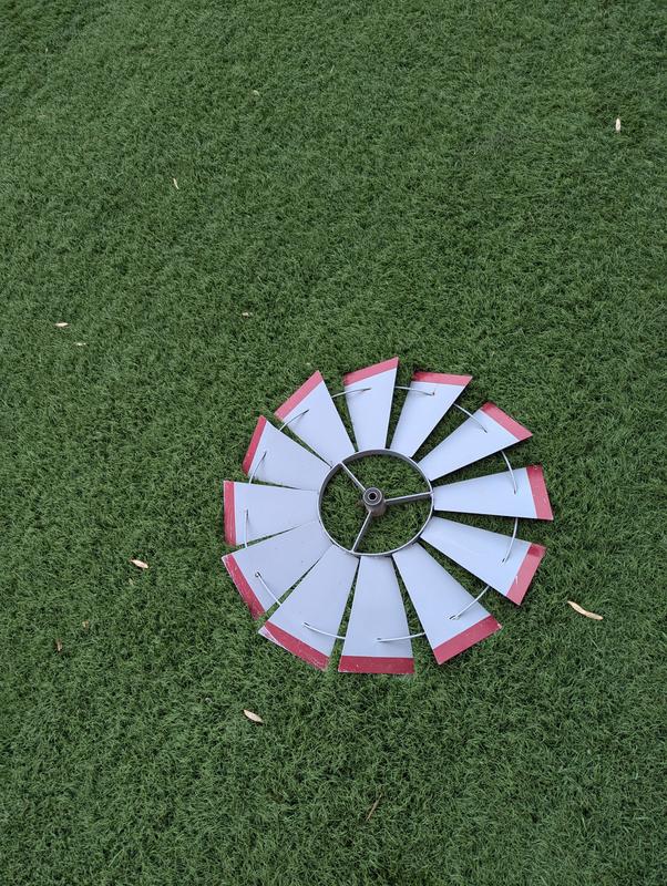 SMV Industries 8 ft. Windmill, Silver and Red at Tractor Supply Co