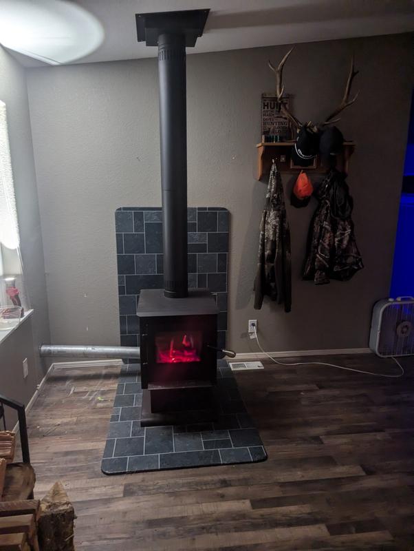 Grand Teton Collection Wood-Burning Targhee T100 Stove, 2000 sq ft ...