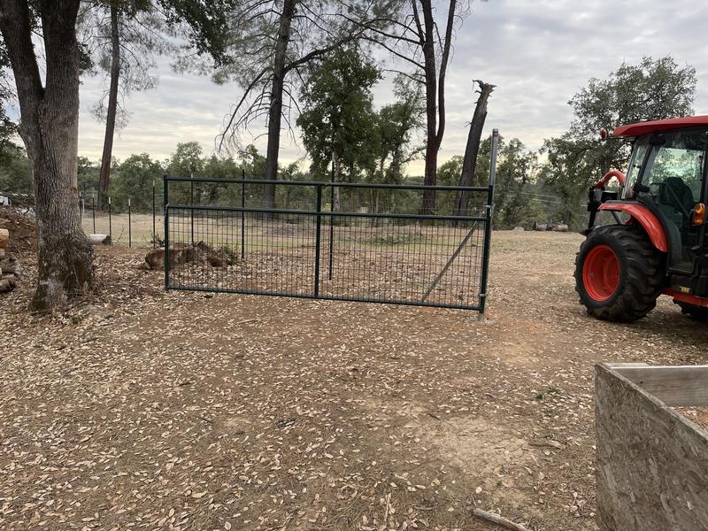 CountyLine 12 ft. Wire Gate, 2 in. x 4 in. Mesh, Green at Tractor Supply Co