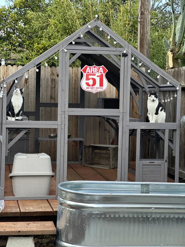 Aivituvin Outdoor Cat Run Large Cat Enclosure at Tractor Supply Co