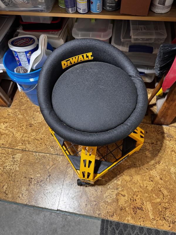 DEWALT Adjustable Creeper Shop Stool with Casters, 26.75 in. at Tractor ...