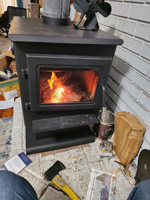 Grand Teton Collection Wood-Burning Targhee T100 Stove, 2,000 sq. ft ...