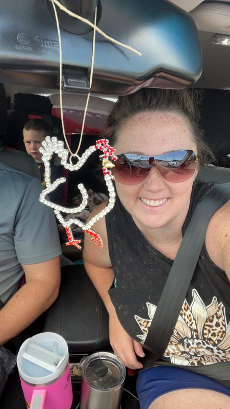 Buddy G's Country Chicken Rhinestone Christmas Ornament at Tractor ...